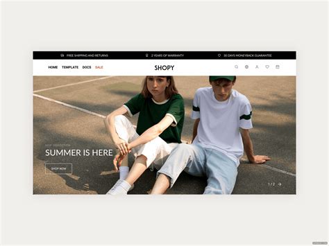 Ecommerce Header Designs Themes Templates And Downloadable Graphic