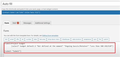 How To Set Default Field Options In Contact Form 7 Digital Suncity