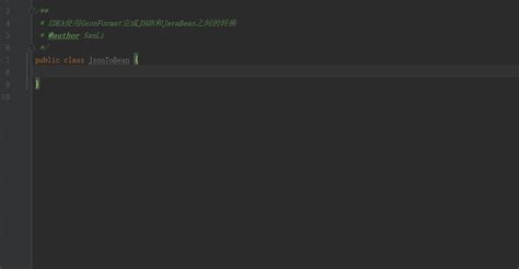 Idea Gsonformat Json Javabean