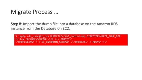Migrate Oracle Database To Amazon Rds Ppt