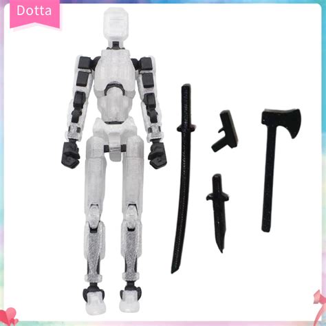 Multi Jointed Movable Robot Full Body Activity Action Figure Diy 3d Printed Mannequin For