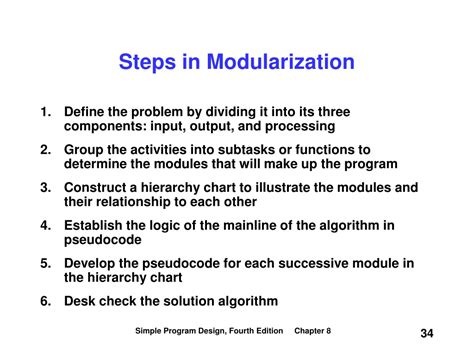 Ppt First Steps In Modularization Powerpoint Presentation Free Download Id 9106418