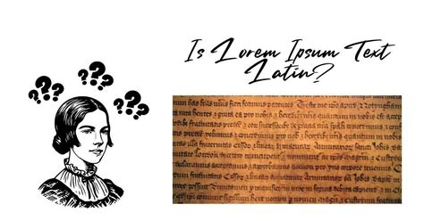 Is Lorem Ipsum Text Latin Lipsum Hub