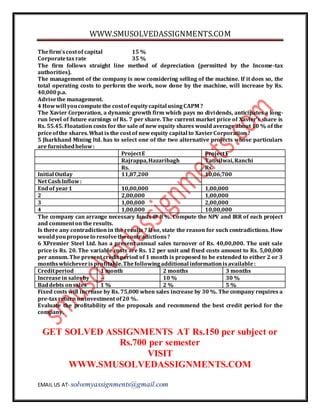 Smu Mba Sem Summer Assignments Pdf
