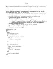 Ift 383 Lab02 Docx Lab 2 Part 1 Write A Script That Checks Each