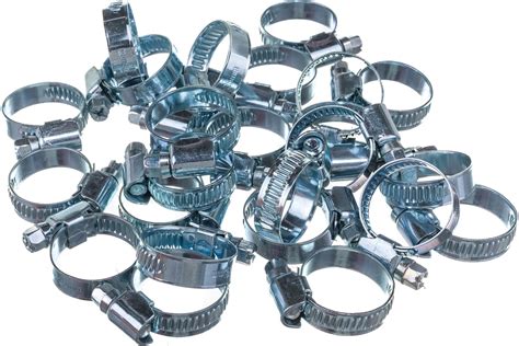 Червячный хомут оцинк Gigant 16-25 мм/9 W1, 25 шт G/1/28 - выгодная ...