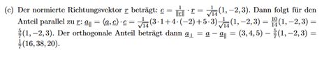Orthogonale Projektion Mathematik Vektoren Lineare Algebra