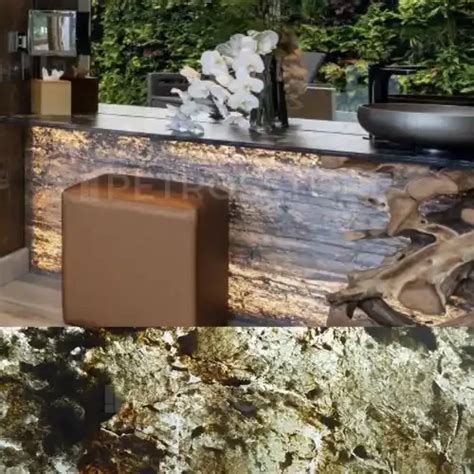 Brushing Forest Translucent Stone Veneer