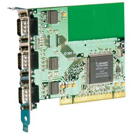 UC 431 3 Port RS232 PCI Serial Port Card Brainboxes