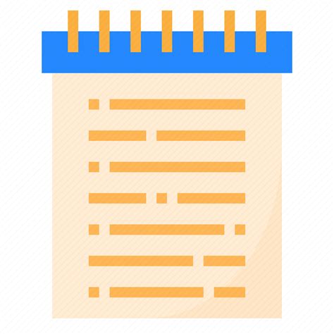 Notepad Tool Stationery Office Equipment Icon Download On Iconfinder