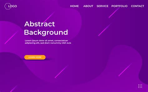 Minimal Geometric Purple Abstract Background Dynamic Shape Composition