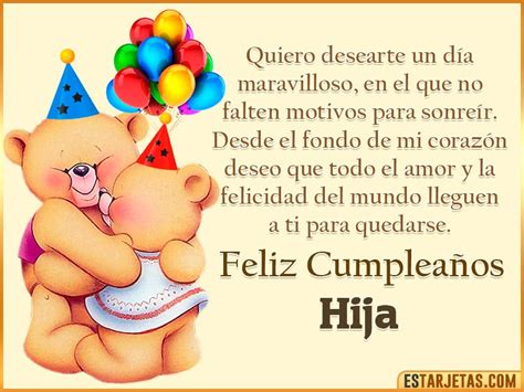 Feliz Cumpleaños Hija Imágenes  Tarjetas Y Mensajes