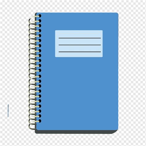 Notebook Blue Adobe Illustrator Notebook Text Rectangle Spiral Wire