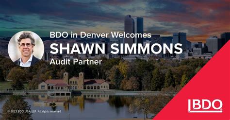 David Berdugo Cpa On Linkedin Bdo Welcomes Shawn Simmons Audit
