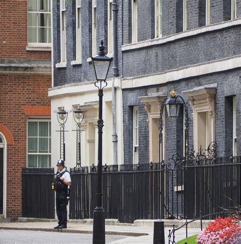 10 Downing Street Residence Of The UK PM In London Editorial Stock