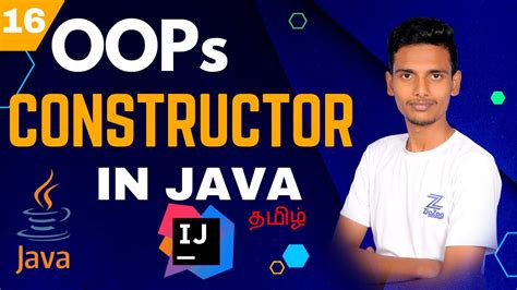 Constructor In Java Tamil 16 Oops Java Javaprogramming Oops