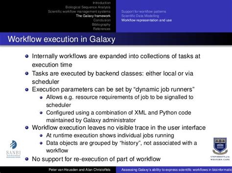 Assessing Galaxys Ability To Express Scientific Workflows In Bioinfo