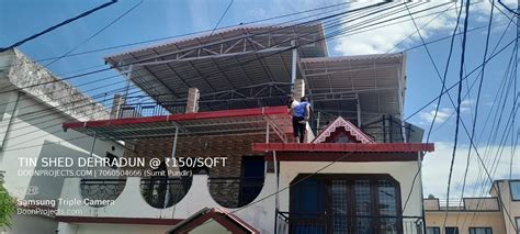Ms And Tin Roofing Shed In Dehradun ₹150 Per Sqft Doon Projects