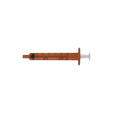 Becton Dickinson Oral Syringe With Tip Cap 1 ML Amber 500 Count 58305207 Shoplet