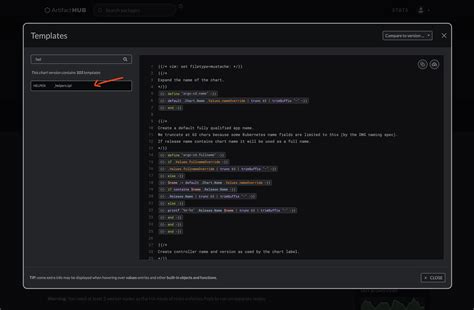 Add Helpers Tpl To The UI So That They Are Discoverable Explorable And Searchable Issue