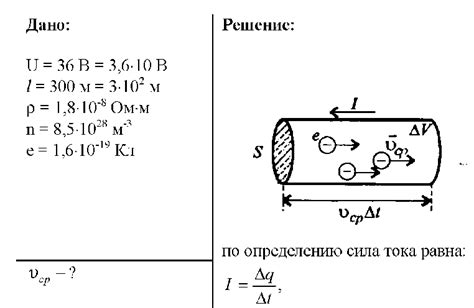 К концам медного проводника длиной 300 м приложено напряжение 36 В