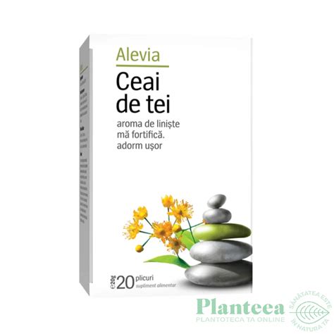 Ceai Tei 20dz Alevia Pret 9 5 Lei Planteea