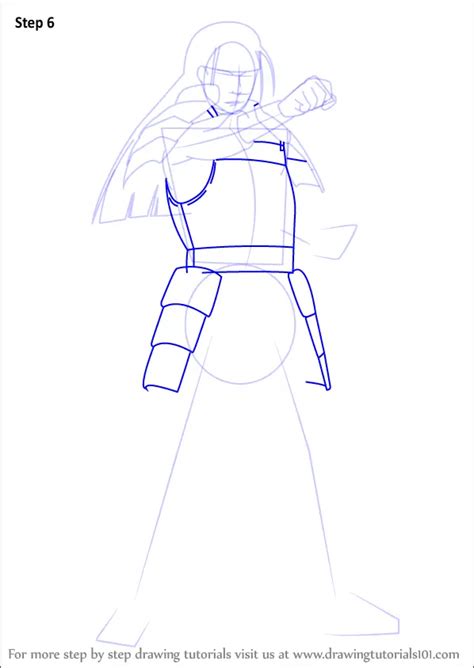 How To Draw Hashirama Senju From Naruto Naruto Step By Step
