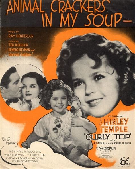 Animal Crackers In My Soup Song From The Film Curly Top Featuring