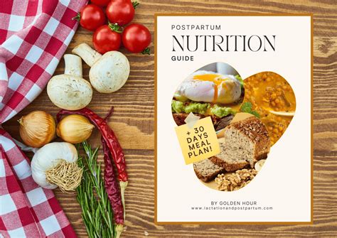Postpartum Nutrition Guide Basic Care Golden Hour