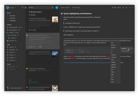 Dark Mode Fusebase Formerly Nimbus