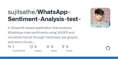 GitHub Sujitsathe WhatsApp Sentiment Analysis Test