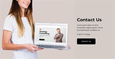 Contact Us Block Html Code Example By Nicepage