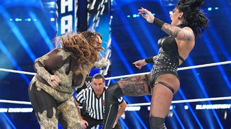 Rhea Ripley Vs Nia Jax Womens World Championship Match Wwe Elimination Chamber 2024