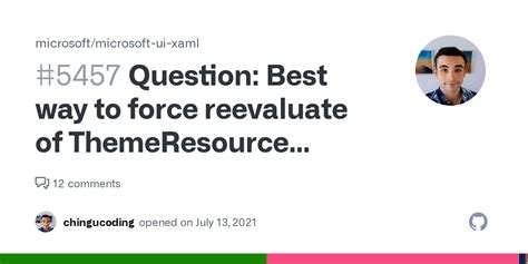 Question Best Way To Force Reevaluate Of ThemeResource Binding Issue