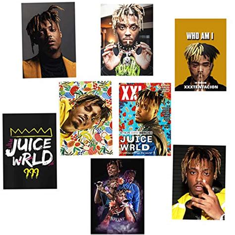 8 Sheets 12x16 Inch Juice Wrld Posters Xxxtraction Wall Art Canvas