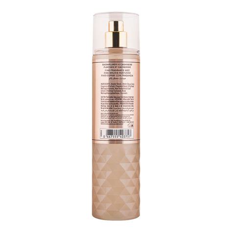 Buy Bath Body Works Snowflakes Cashmere Fragrance Mist Ml Online At Special Price In