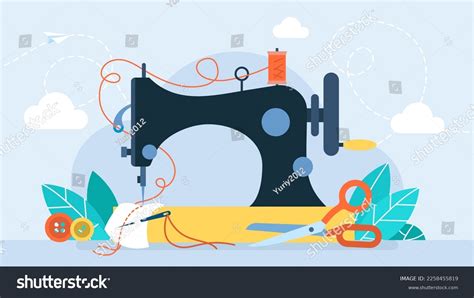 Tailor Machine Over 22 609 Royalty Free Licensable Stock Vectors