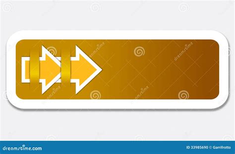 Text Box With Arrow Stock Vector Illustration Of Banner 33985690