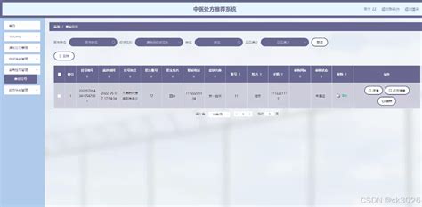 Springboot中医处方推荐系统b8y10 Csdn博客