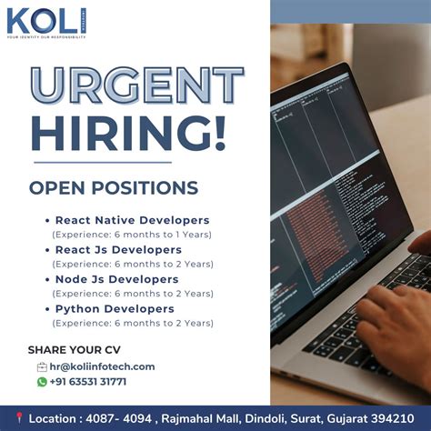 Sangeeta Koli On Linkedin Koli Koliinfotech Reactjs Developerjobs