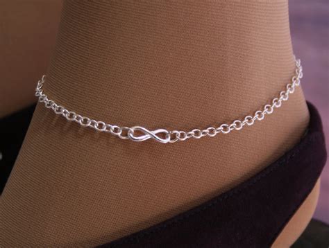 Infinity Permanently Locking Slave Ankle Chain Bracelet Bdsm Anklet