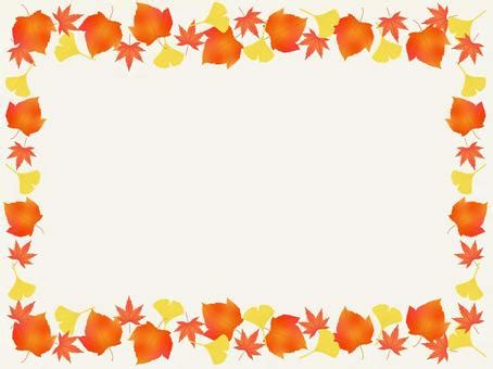 紅葉のフレーム 縦型 イラスト No 24238837無料イラストフリー素材ならイラストAC