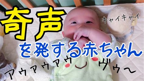 喃語なんごと奇声を発する生後5ヶ月の赤ちゃん Youtube