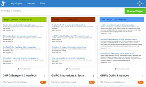 Feedwind Un Outil Gratuit Pour Insérer Un Flux Rss Sur Un Site Ou