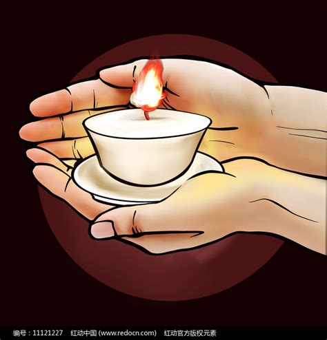 原创手捧蜡烛祈祷悼念祈福图片下载 红动中国