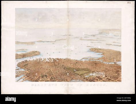 Birds Eye View Of Boston Boston Mass Aerial Views Norman B