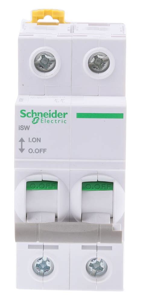 A9s65240 Schneider Electric 2p Pole Isolator Switch 40a Maximum