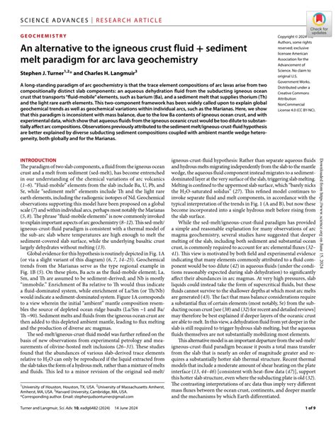 Pdf An Alternative To The Igneous Crust Fluid Sediment Melt