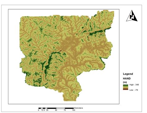 Correcting Errors In Height Above Nearest Drainage Hand Model المنتدى العربي لنظم المعلومات