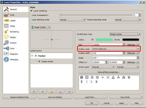 Vector Points Style Outline Width 0 Still Show The Outline · Issue